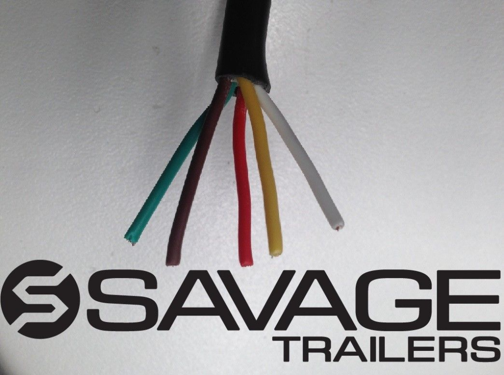 5 Core Trailer Wire - Tinned Wire - 10M - Savage Trailers